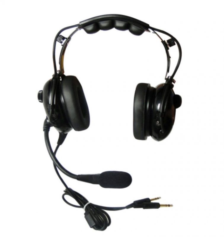 ASA AIRCLASSICS HS-1A DUAL GA PLUGS HEADSET - Aerosupply