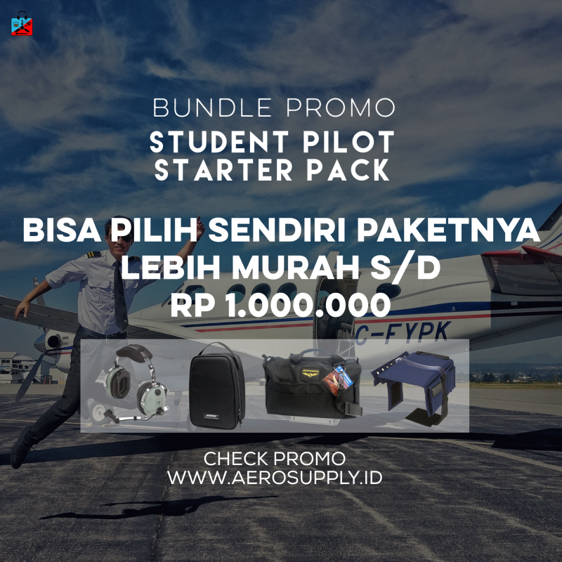 Student Pilot Starter Pack - Pilih Sendiri & Lebih Murah - Aerosupply