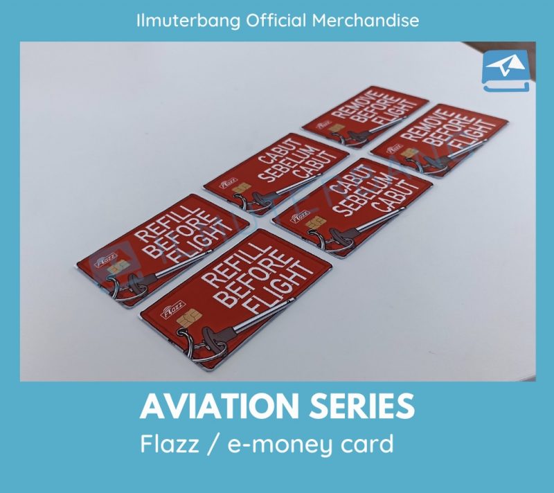 PREMIUM FLAZZ CARD BCA "REMOVE BEFORE FLIGHT." - ilmuterbang - Aerosupply