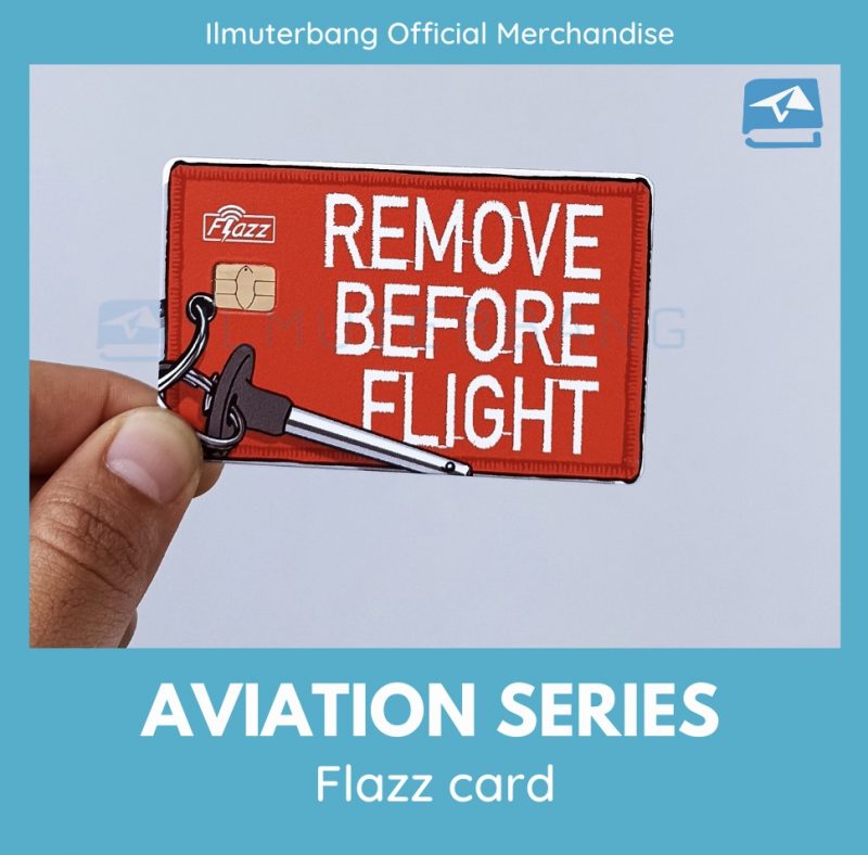 PREMIUM FLAZZ CARD BCA "REMOVE BEFORE FLIGHT." - ilmuterbang - Aerosupply