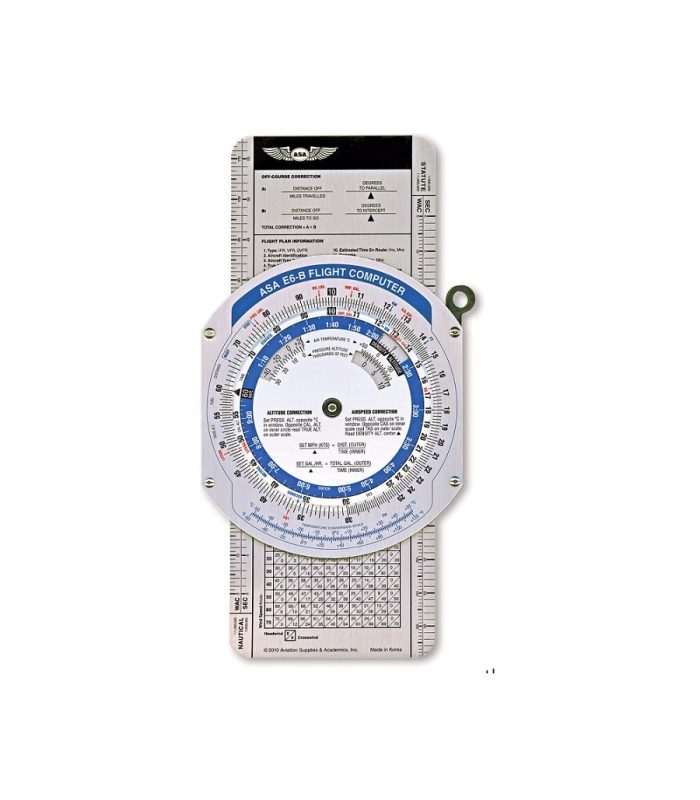 ASA E6-B COLOR METAL FLIGHT COMPUTER - Aerosupply