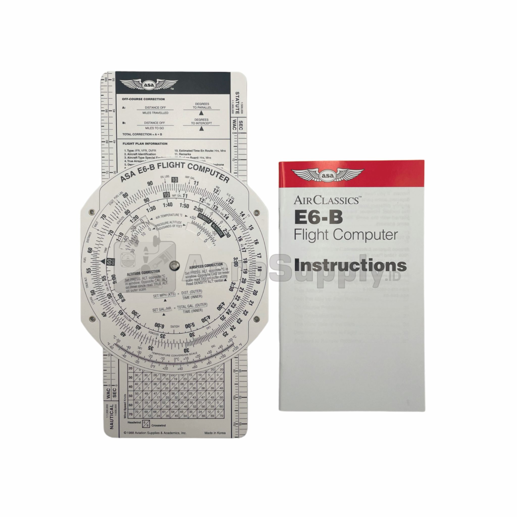 ASA E6B PAPER FLIGHT COMPUTER - Aerosupply