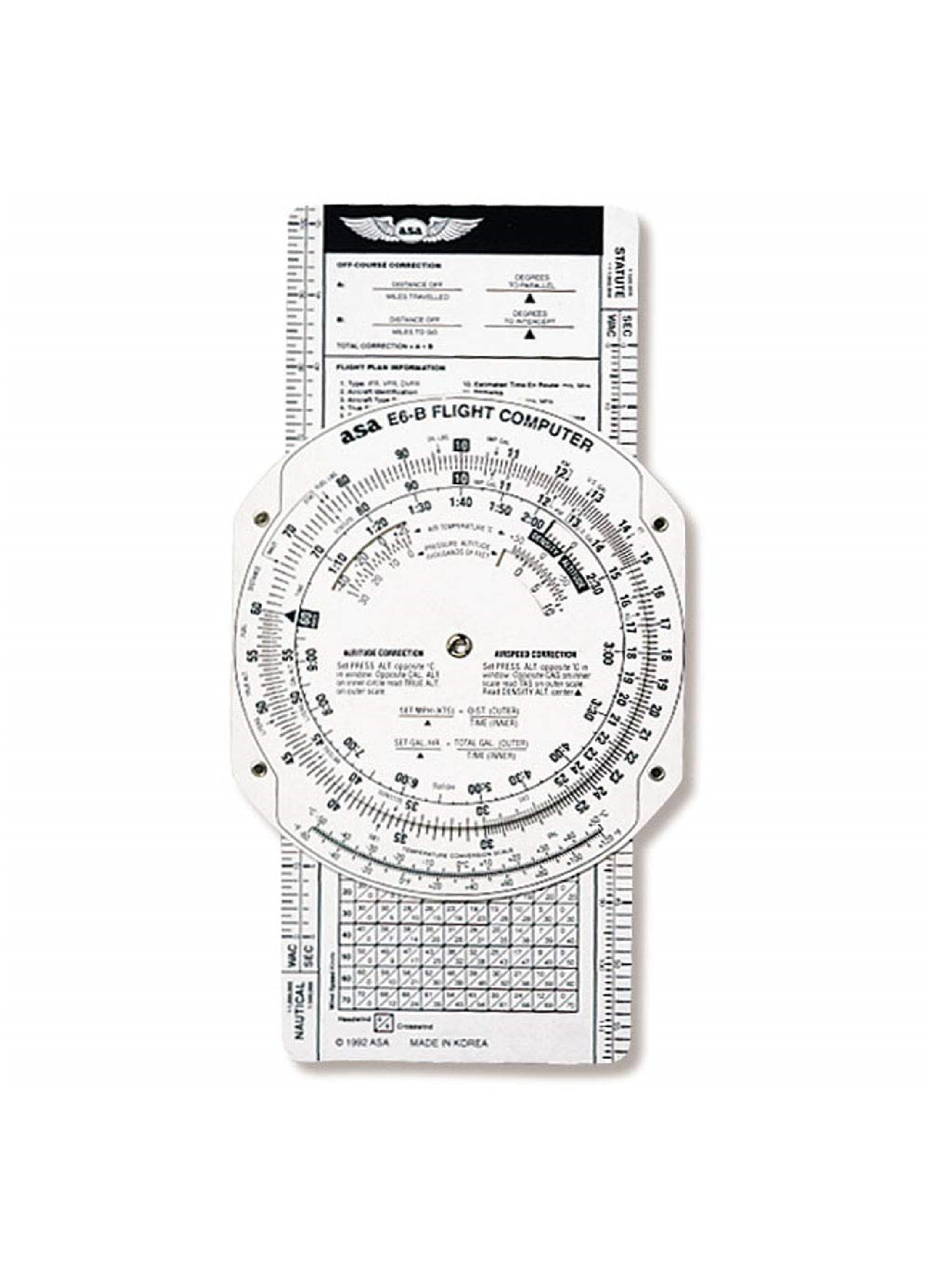 ASA E6B PAPER FLIGHT COMPUTER - Aerosupply