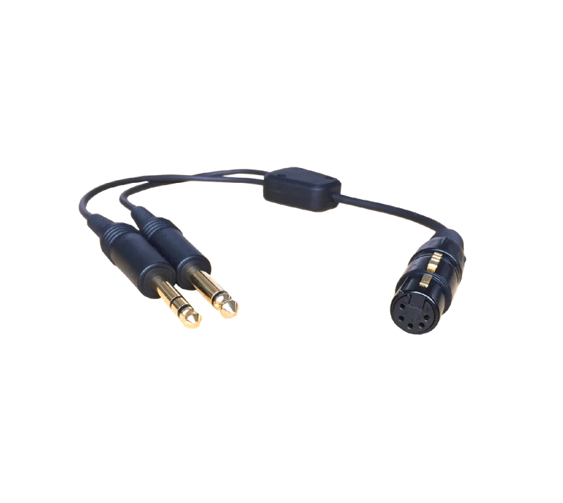 Adapter headset Airbus XLR to Dual GA Boeing Plug UFQ