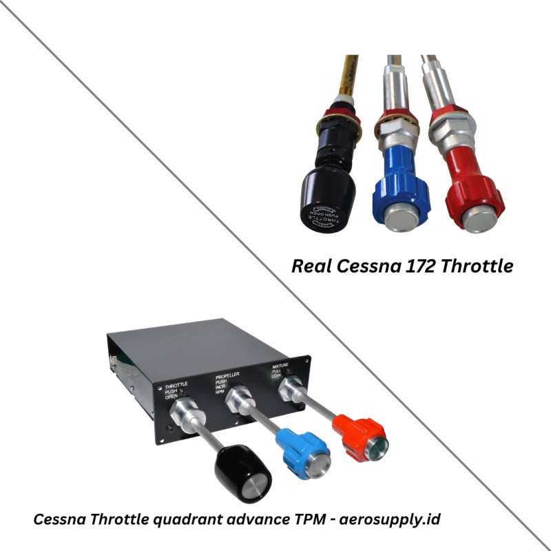 Blusim Cessna Throttle Quadrant Advance TPM - Aerosupply