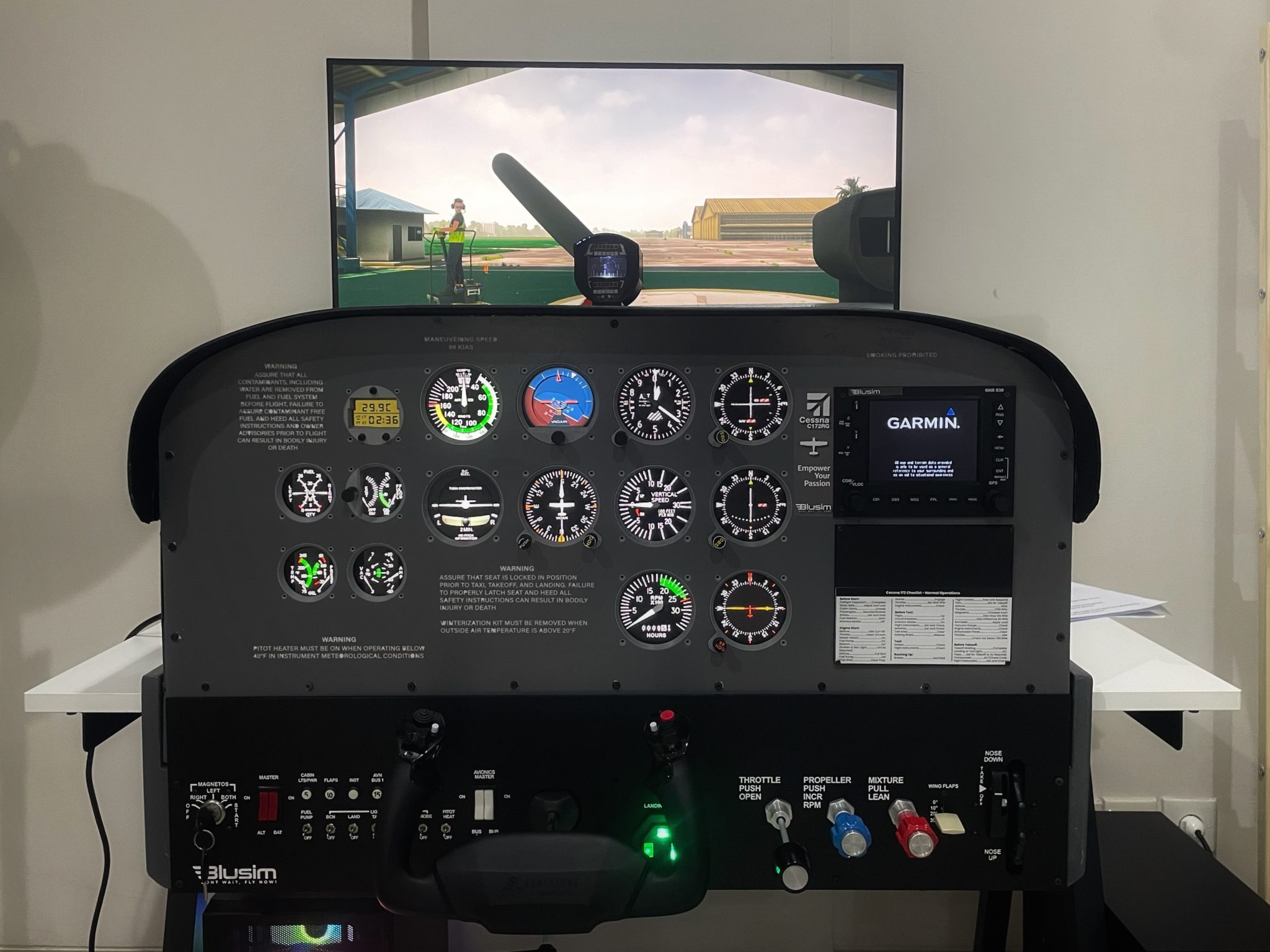 Blusim FTD Cessna 172/182bl - Aerosupply